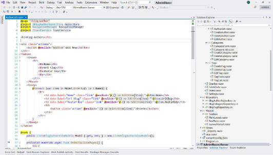 Building Blazor Applications Training