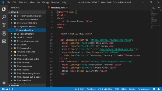 HTML5 Fundamentals Training